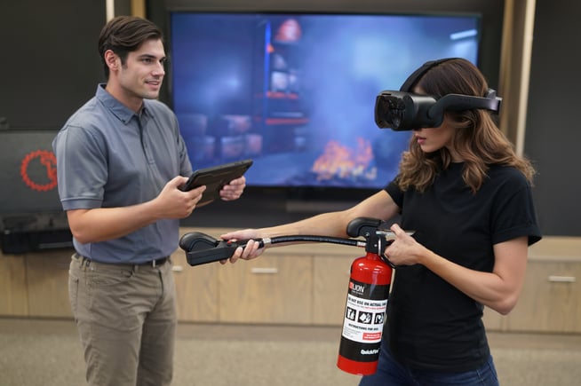 VR Fire Extinguisher Training System | QuickFire™ XR