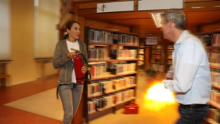 Digital Fire Extinguisher Trainer | BullsEye Digital Fire Simulation